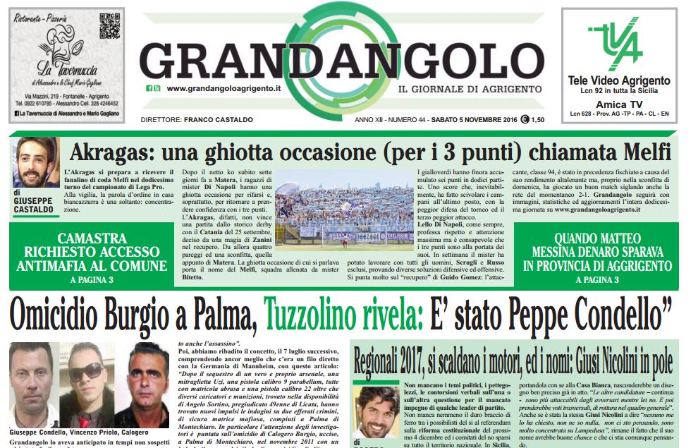 Omicidio Calogero Burgio a Palma: Tuzzolino rivela: E’ stato Peppe ...