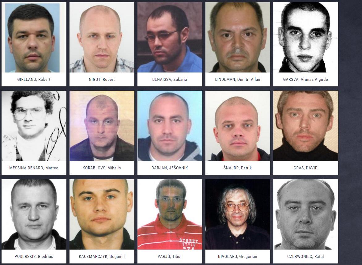 Latitanti, questi i 50 più pericolosi d'Europa, nell'elenco i mafiosi ...