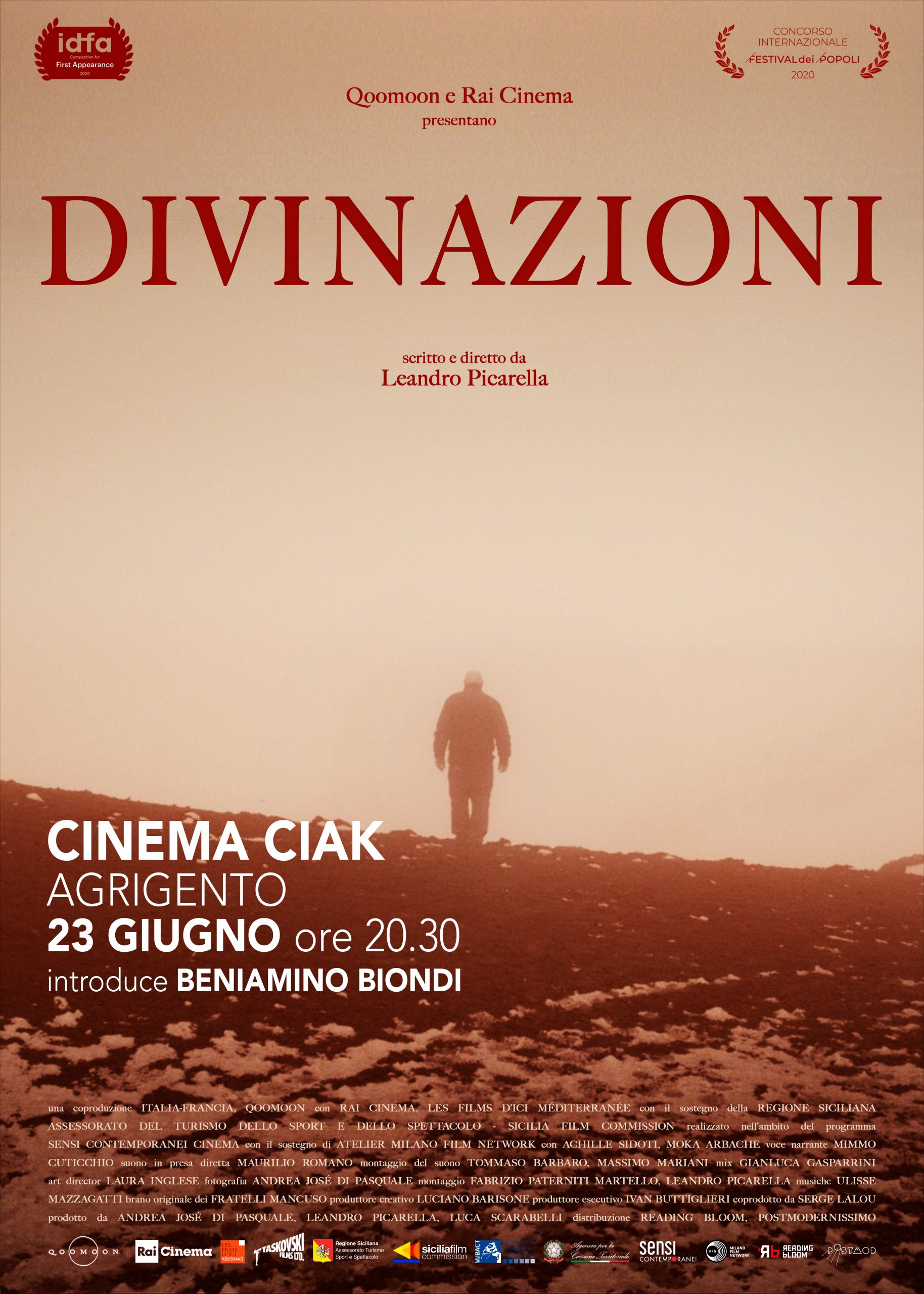 Agrigento, al Ciak si presenta "Divinazioni": il film di Leandro ...