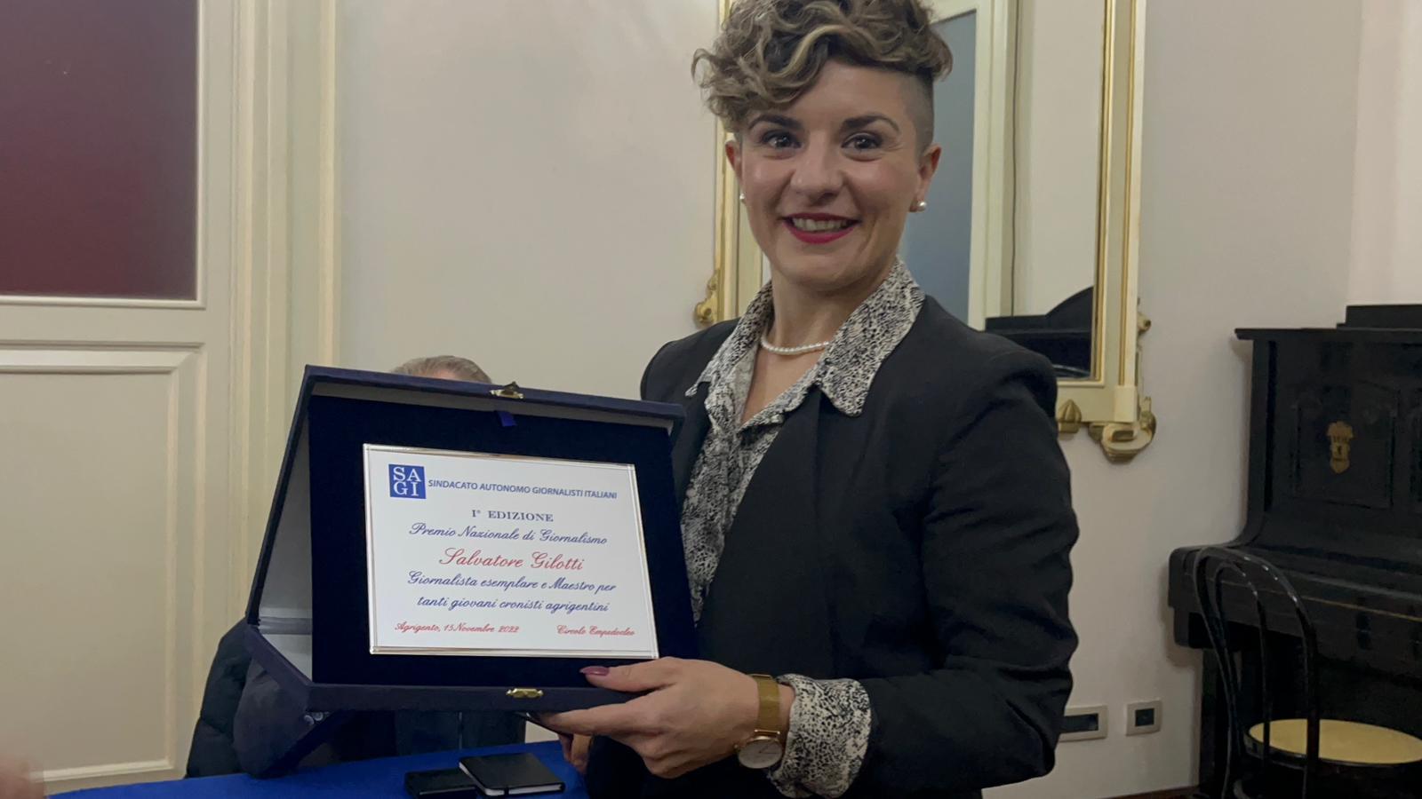 Premio Nazionale di Giornalismo Gilotti assegnato a Irene Milisenda ...