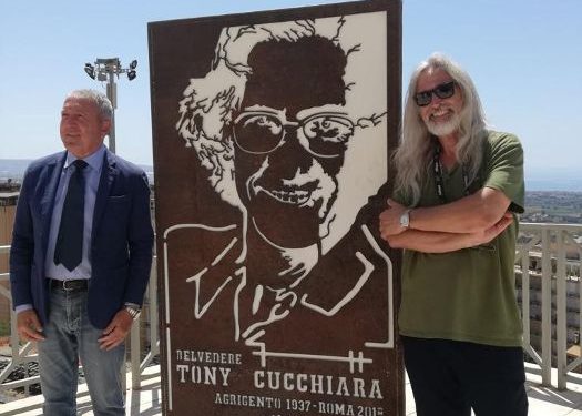 Agrigento cerimonia di intitolazione del belvedere all'artista Tony ...