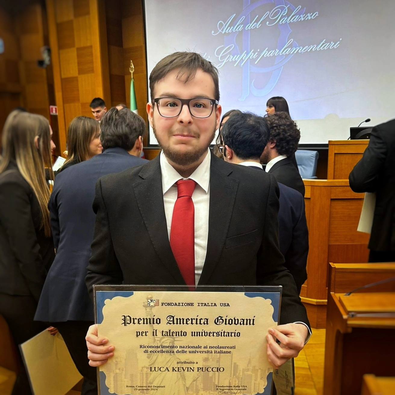Kevin Puccio di Favara premiato dalla Fondazione Italia-Stati Uniti con ...