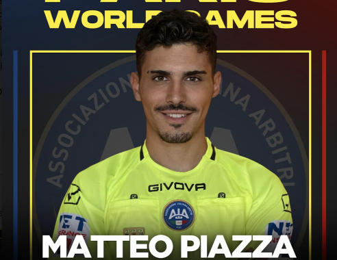 Matteo Piazza è il primo arbitro agrigentino in una competizione internazionale in Francia ...