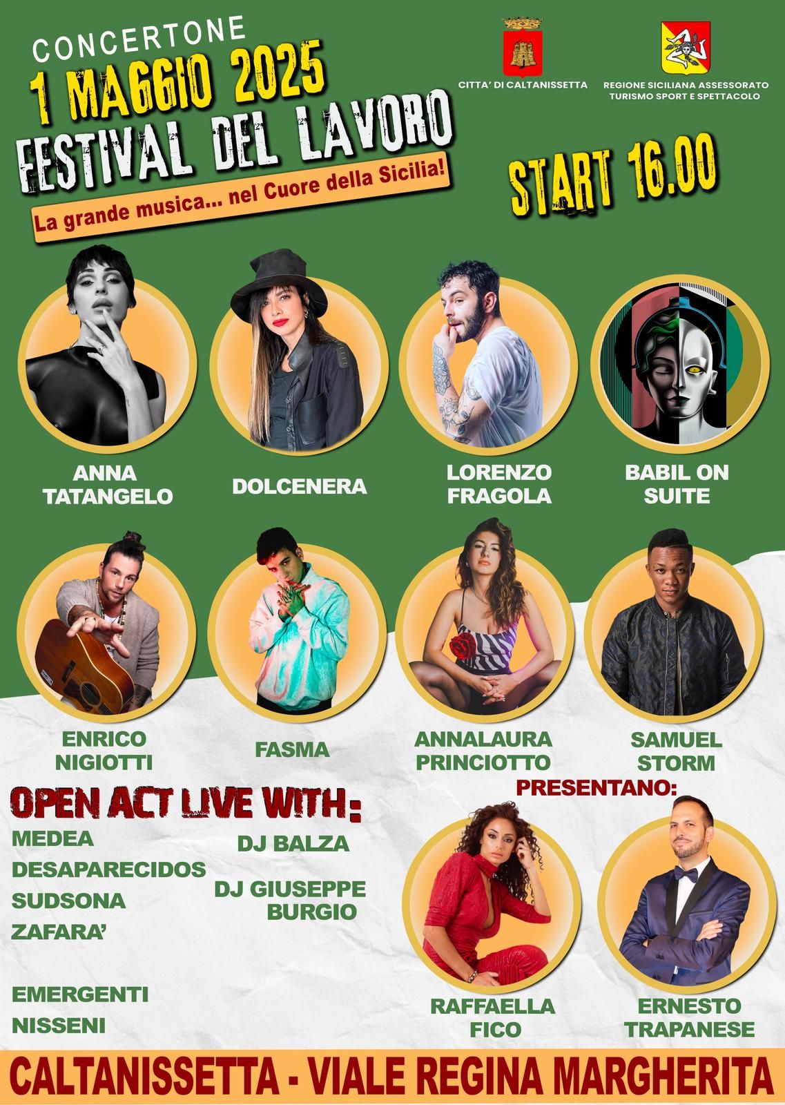 Gran Concerto di Primo Maggio a Caltanissetta - GrandangoloAgrigento