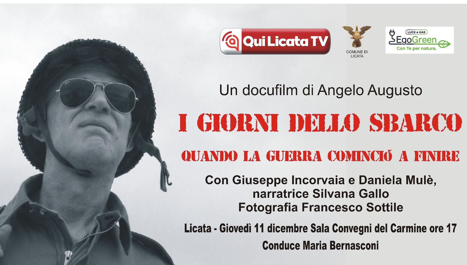 A Licata si presenta il docufilm "I giorni dello sbarco" di Angelo ...